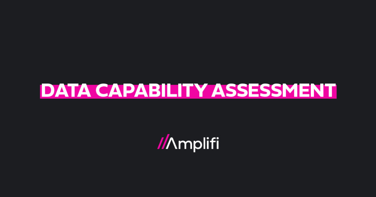 Data Capability Assessment // Data Maturity Model | Amplifi